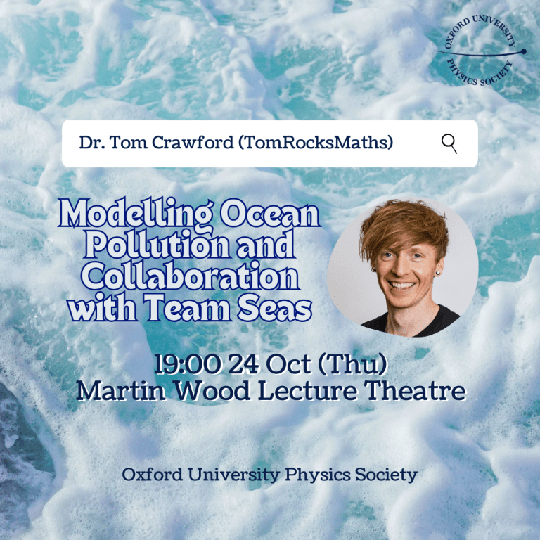 DR. TOM CRAWFORD (TOM ROCKS MATHS): MODELLING OCEAN POLLUTION AND ...